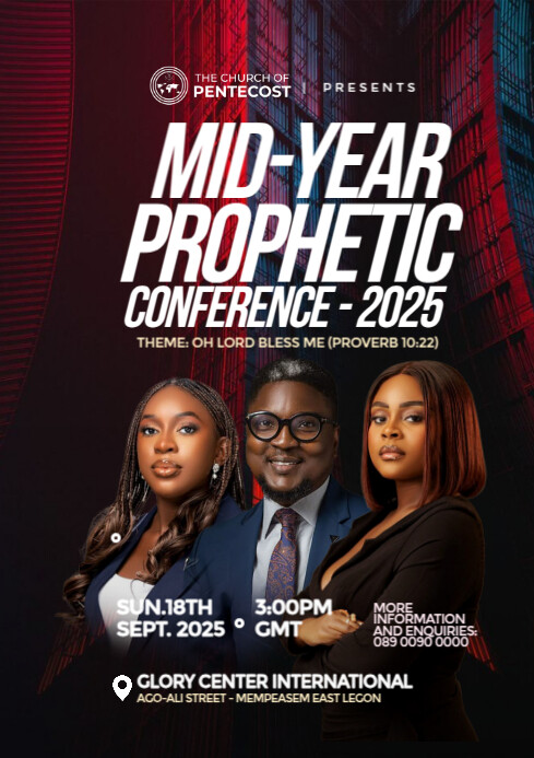 Copy of Mid-Year Prophetic Conference | PosterMyWall