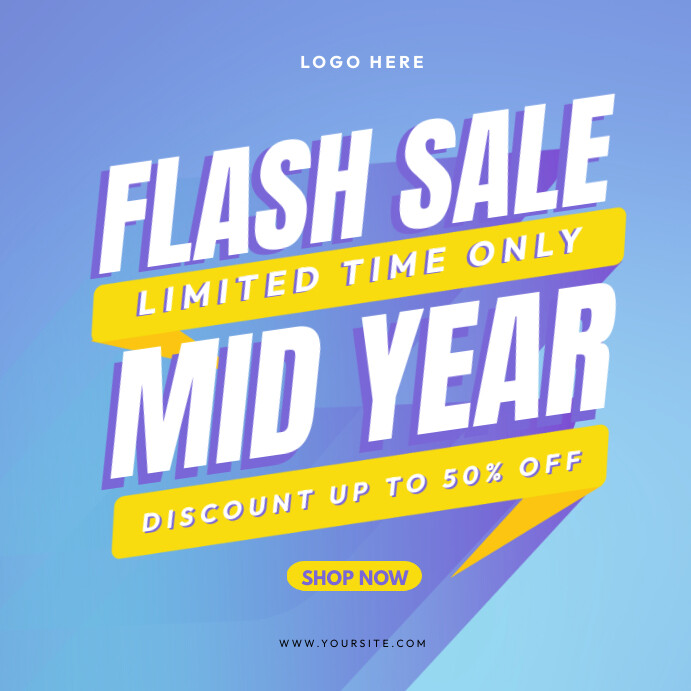 Plantilla de Mid Year Sale | PosterMyWall