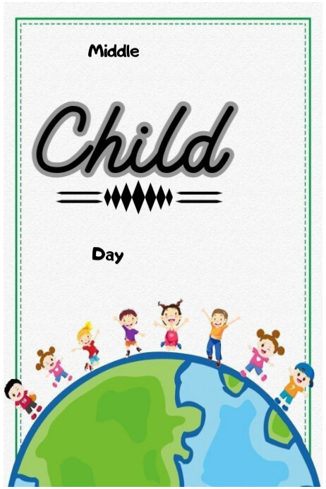 Middle child day Template | PosterMyWall