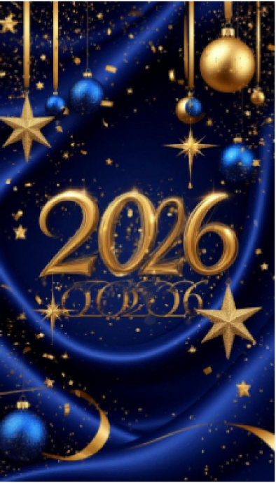 Midnight blue new year 2026 Template | PosterMyWall