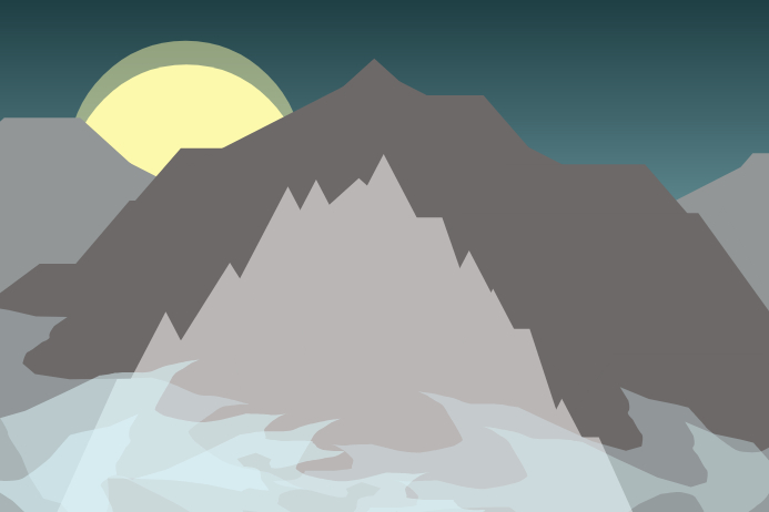 Midnight Mountain Template | PosterMyWall