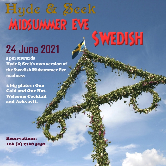 Copy of Midsummer Eve Swedish | PosterMyWall