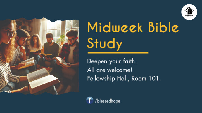 Copy of Midweek Bible Study | PosterMyWall