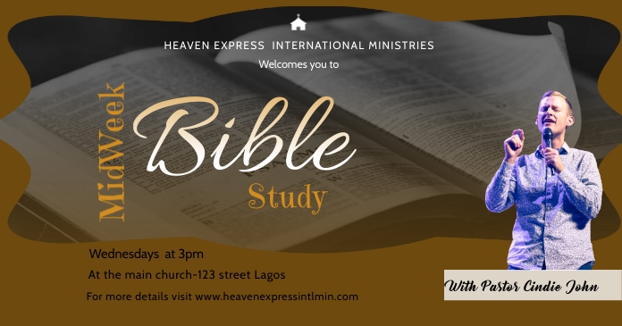 Midweek Bible Study template | PosterMyWall