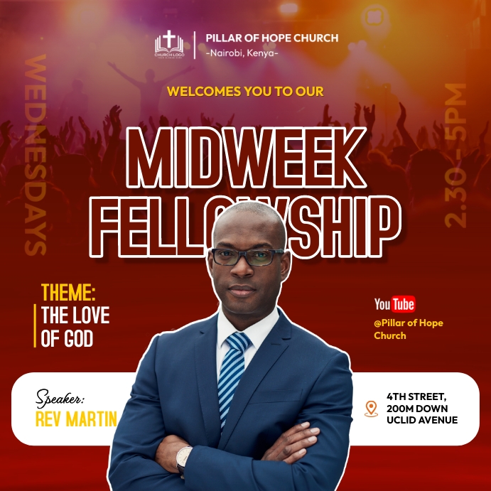 Midweek fellowship (1) Template | PosterMyWall