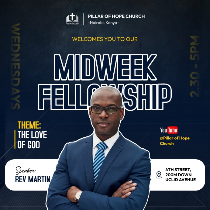 Copy of Midweek fellowship | PosterMyWall