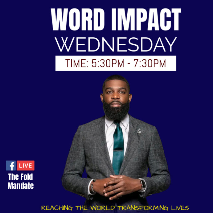 Copy of midweek fellowship service | PosterMyWall