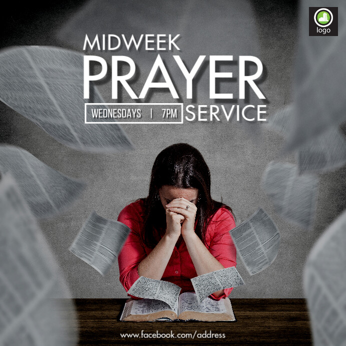 Copy of Midweek Prayer Service | PosterMyWall