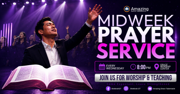Midweek Prayer Service Template | PosterMyWall