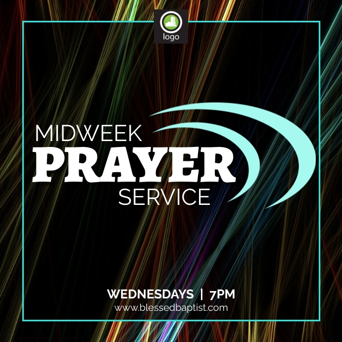 Midweek Prayer Service Template | PosterMyWall