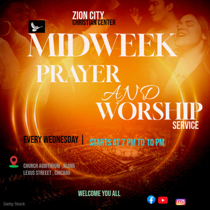 Copy of MIDWEEK PRAYERS | PosterMyWall