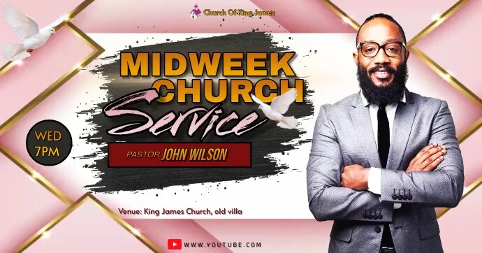 MIDWEEK SERVICE Template | PosterMyWall