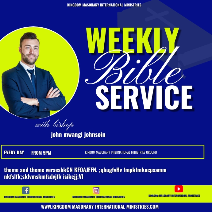 Midweek service poster template | PosterMyWall