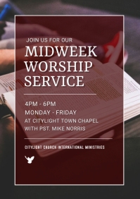 midweek service Template | PosterMyWall