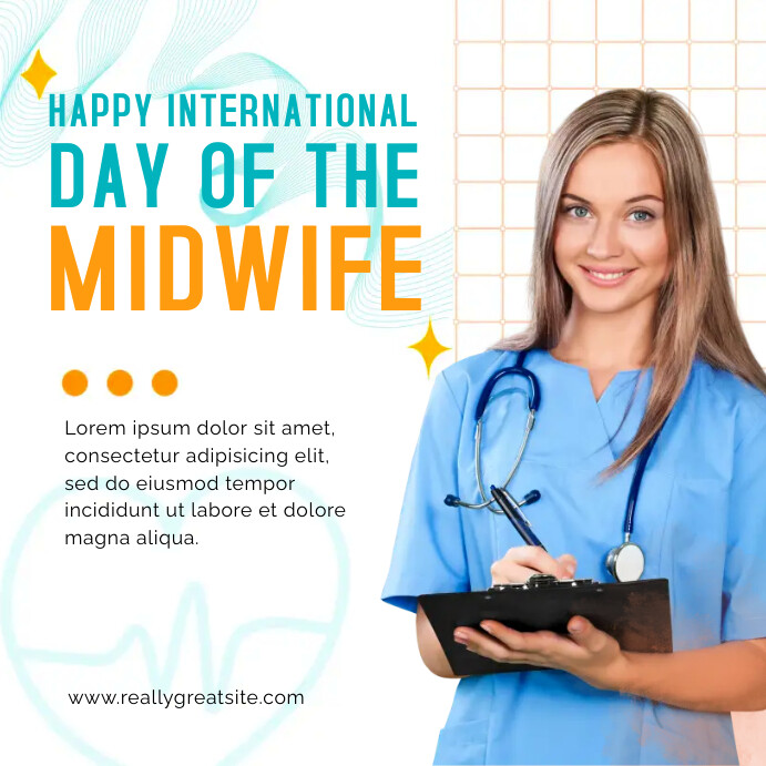 Midwife day IG post Template | PosterMyWall