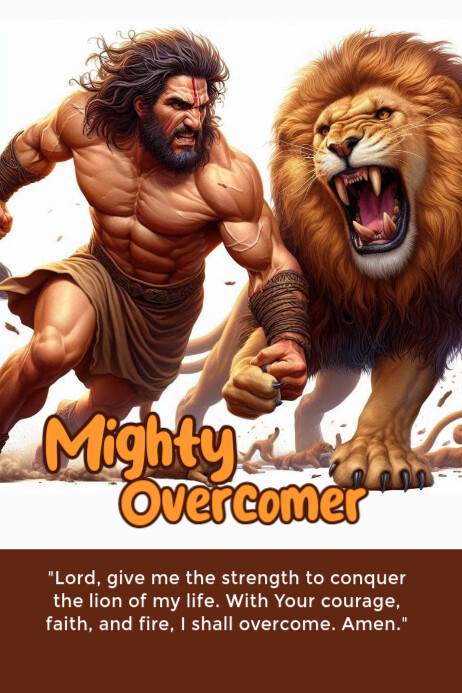 Mighty overcomer Template | PosterMyWall