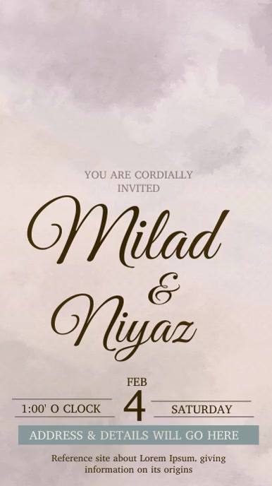 Copy of Milad invitation | PosterMyWall