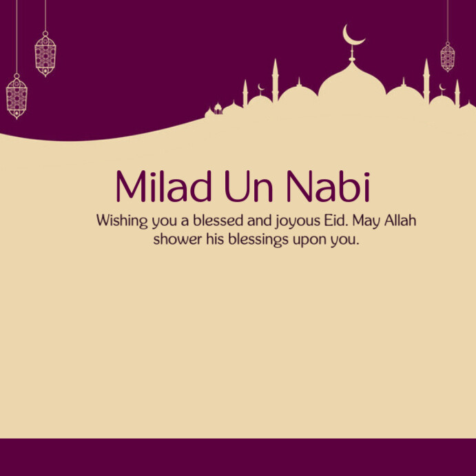 milad un nabi Template | PosterMyWall