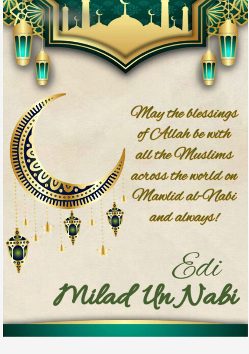 Plantilla de milidi un nabi 25 a1 | PosterMyWall