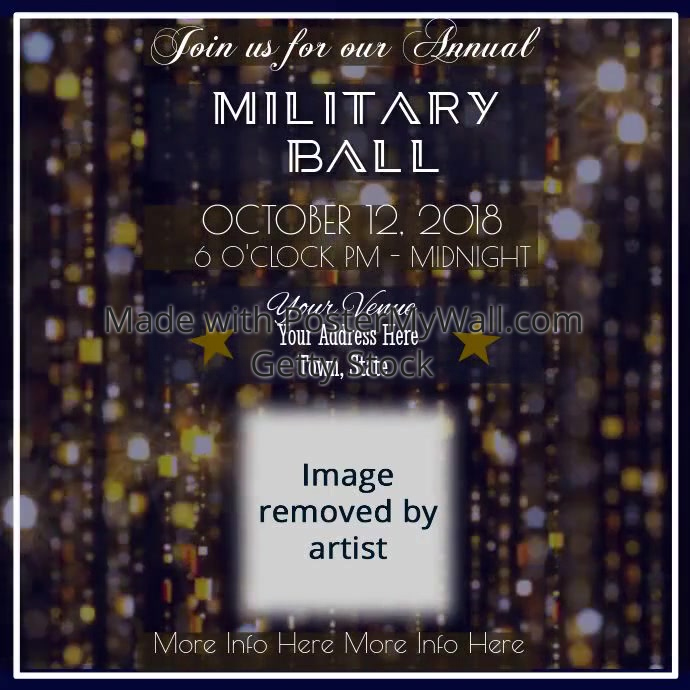 Copy of Military Ball Video | PosterMyWall