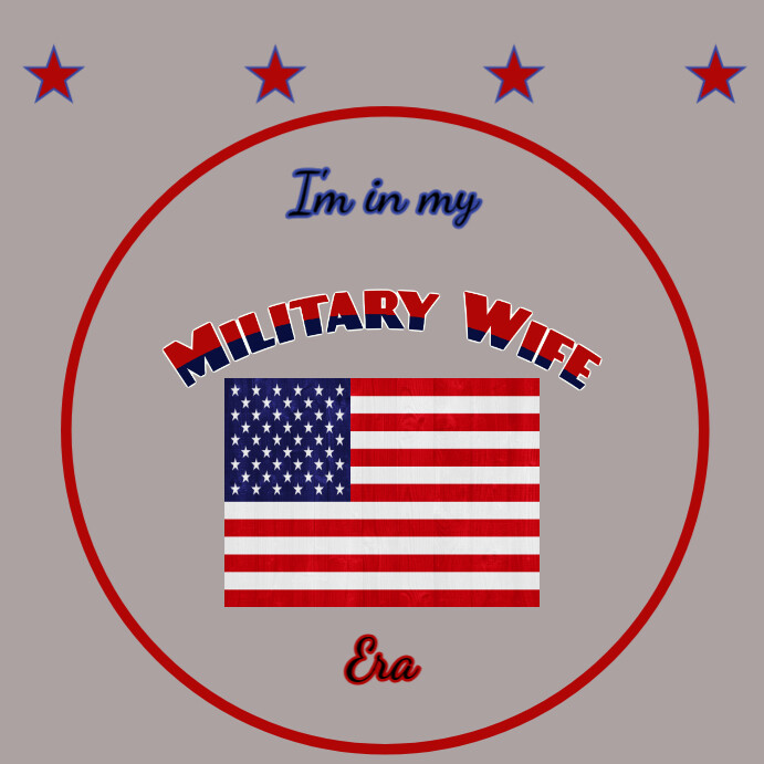 Military Wife Instagram Post Template | PosterMyWall