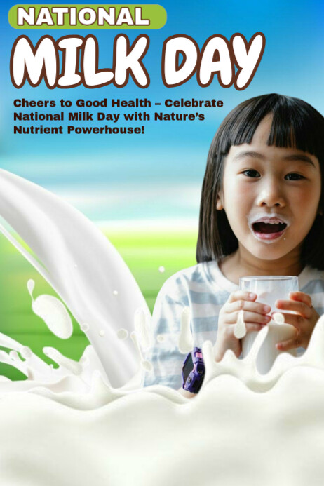 Milk day Template | PosterMyWall