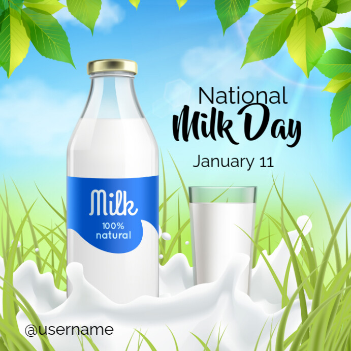 Milk Day Template | PosterMyWall