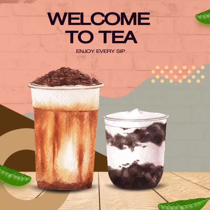 Copy of Milk Tea Templates Design | PosterMyWall