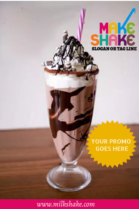 milkshake Template | PosterMyWall