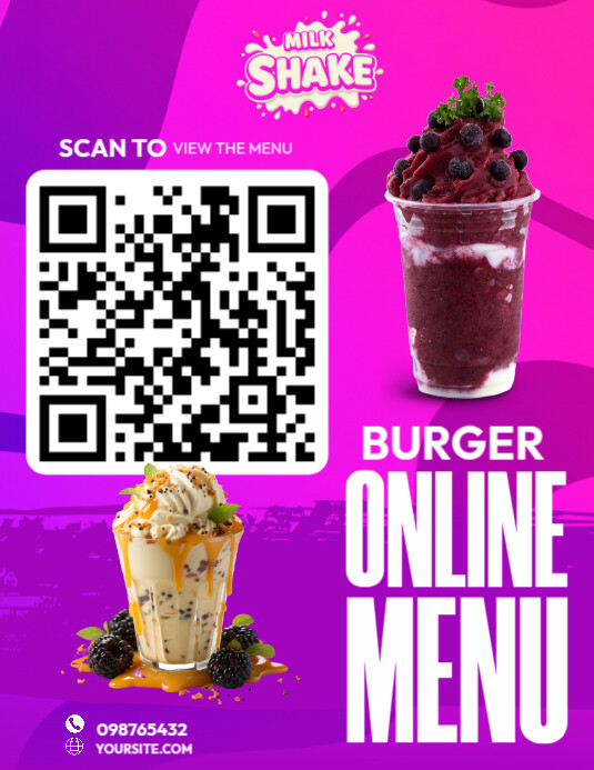 Milkshake Flyer Template | PosterMyWall