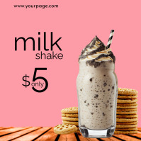 Milkshake instagram template | PosterMyWall