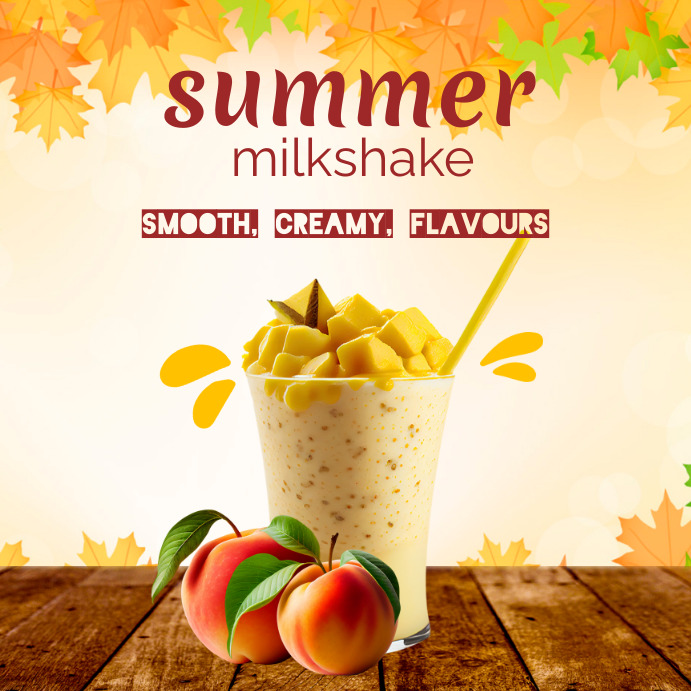 Plantilla de Milkshake instagram template | PosterMyWall