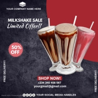milkshake sale Template | PosterMyWall