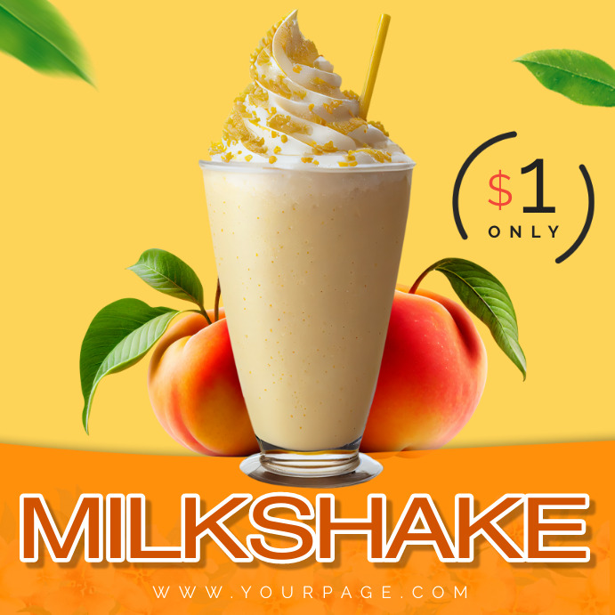 Milkshake Special Drink Template | PosterMyWall