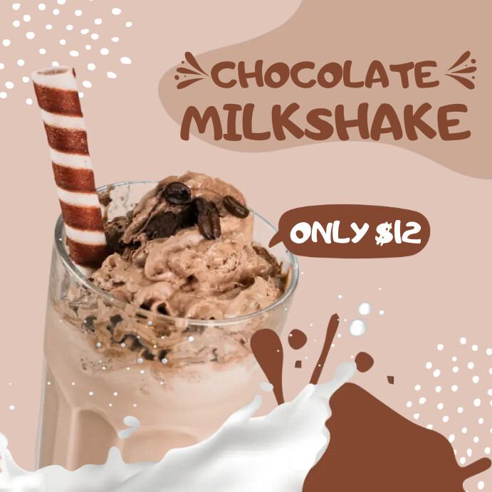 Plantilla de MILKSHAKES FLYERS MENU | PosterMyWall