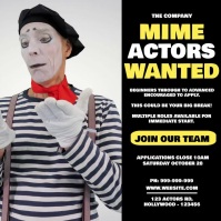 Actors Wanted Video Poster Template | PosterMyWall