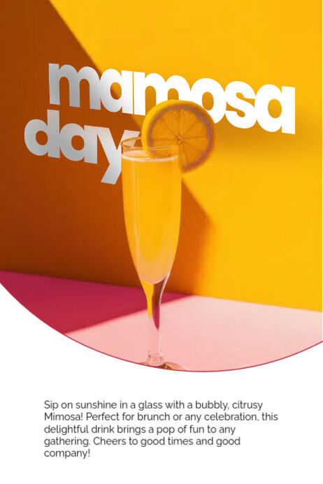 Mimosa Day Poster Template | PosterMyWall