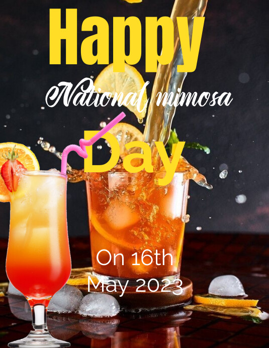 Copy of Mimosas day template | PosterMyWall