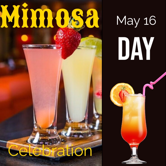 Copy of Mimosas day template | PosterMyWall