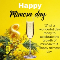 Mimosas day template | PosterMyWall