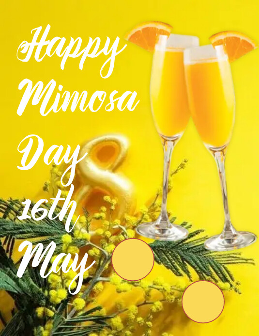Copy of Mimosas day template | PosterMyWall