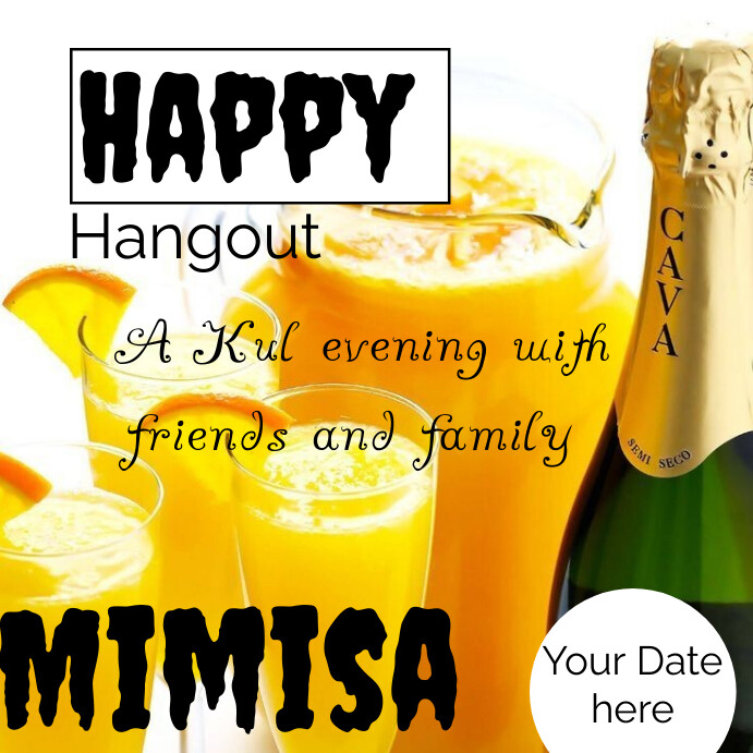 Mimosas day template | PosterMyWall