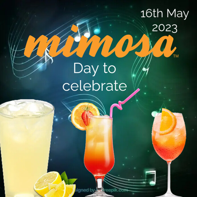 Mimosas day template | PosterMyWall