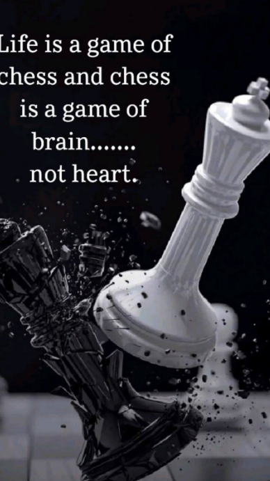 Copy of Mind over heart, life is chess | PosterMyWall