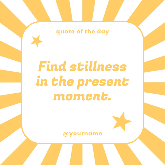 Modèle Mindful Inspiration Quote Instagram Post | PosterMyWall