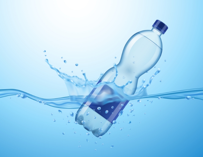 Copy of Mineral water bottle ad banner design | PosterMyWall