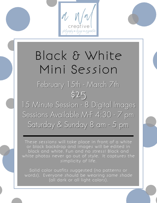 Mini Session Template | PosterMyWall