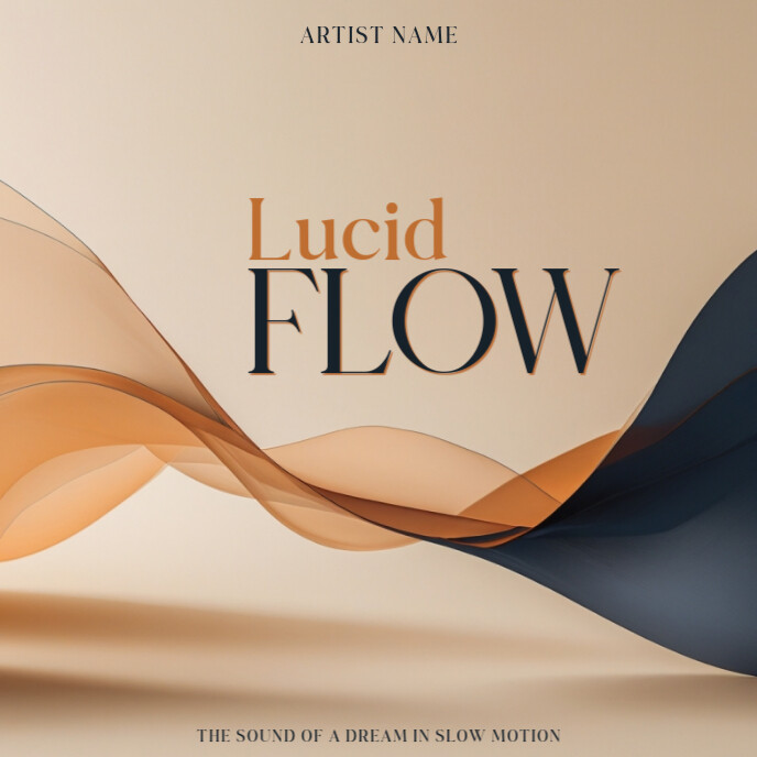 Copy of Minimal Abstract Flow Album Cover | PosterMyWall