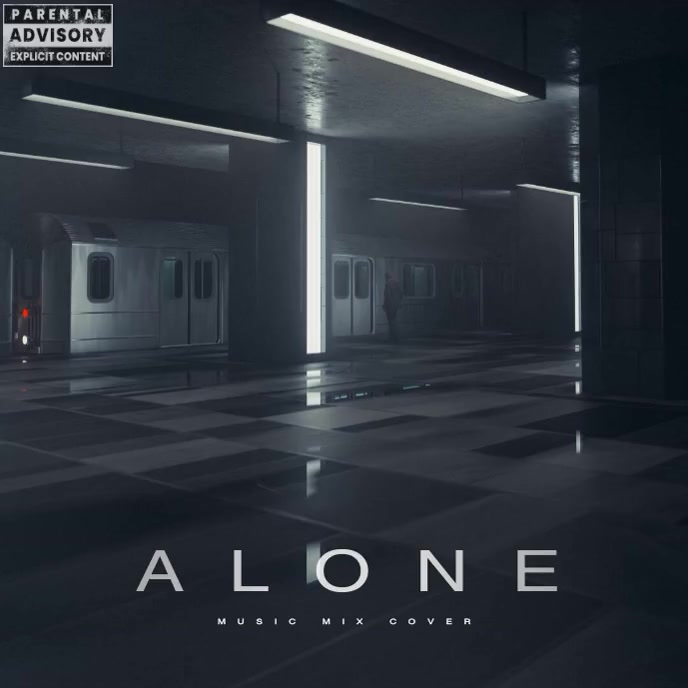 Minimal Album cover design Template | PosterMyWall