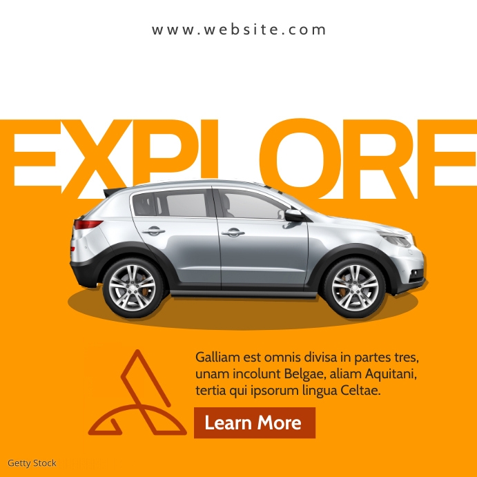 Copy of minimal car rental services template design | PosterMyWall